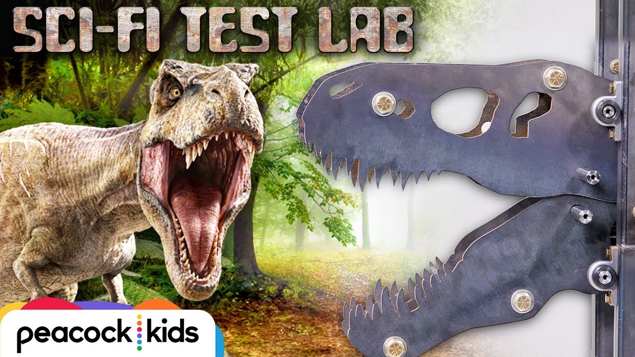 Metal T. Rex ATTACKS Car | SCI FI TEST LAB PRESENTED BY JURASSIC WORLD ...