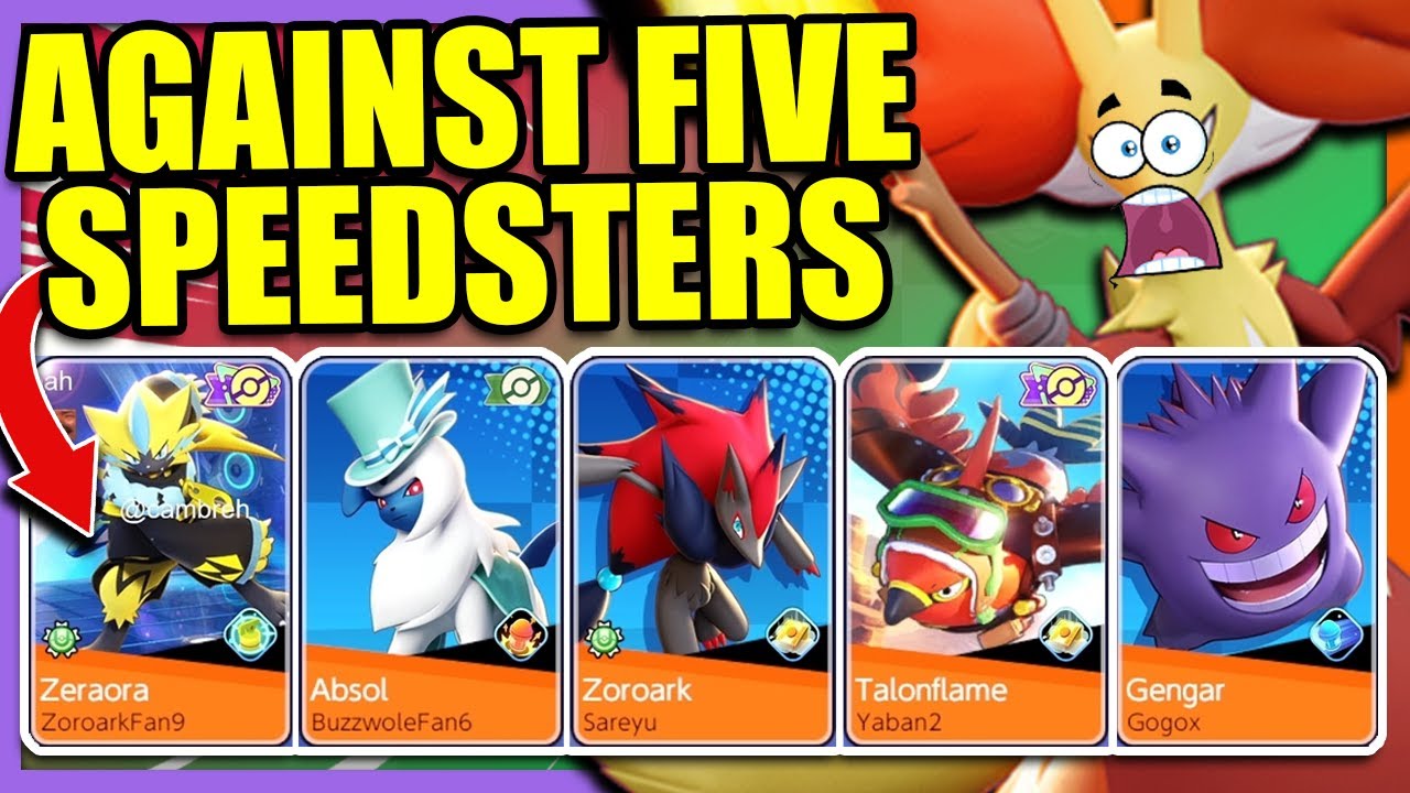 FIVE Speedsters in Ranked?! New Pokemon Horror Game | Pokemon Unite ...