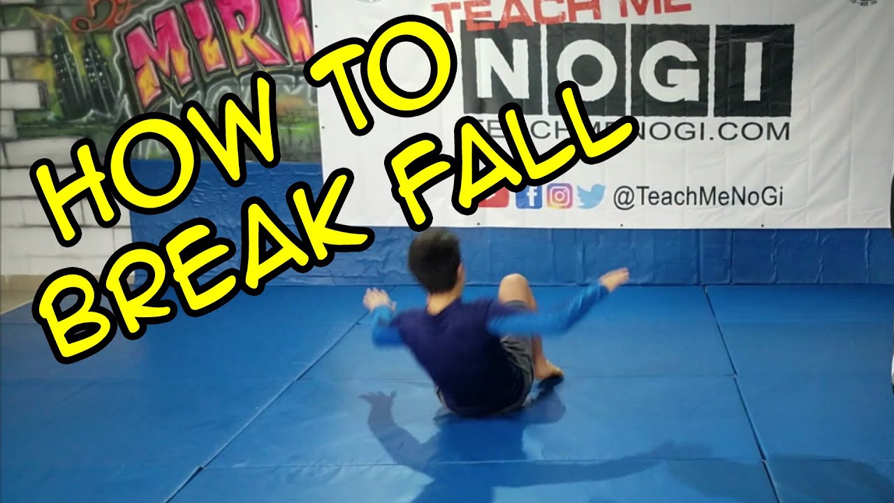 NoGi BJJ Basics - Back Break fall | NoGi BJJ Grappling for Beginners ...