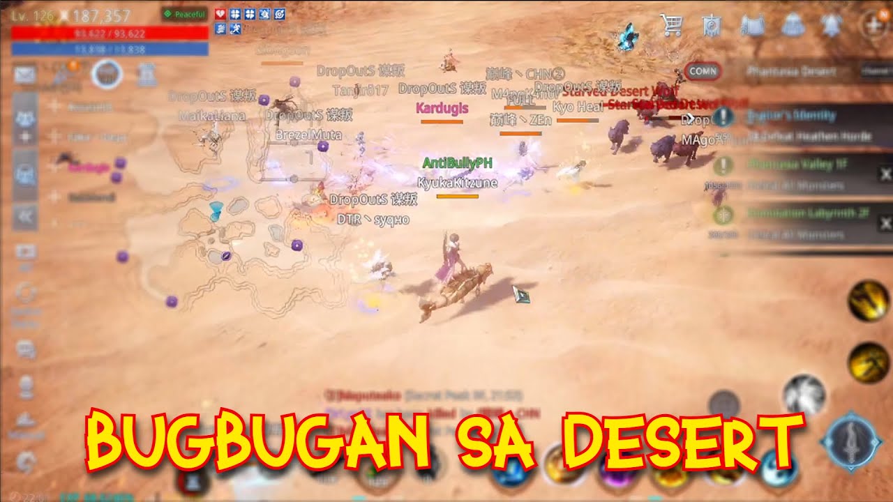 BUGBUGAN SA DISERTO | MIR4 DROPOUTS VS CHN - YouTube