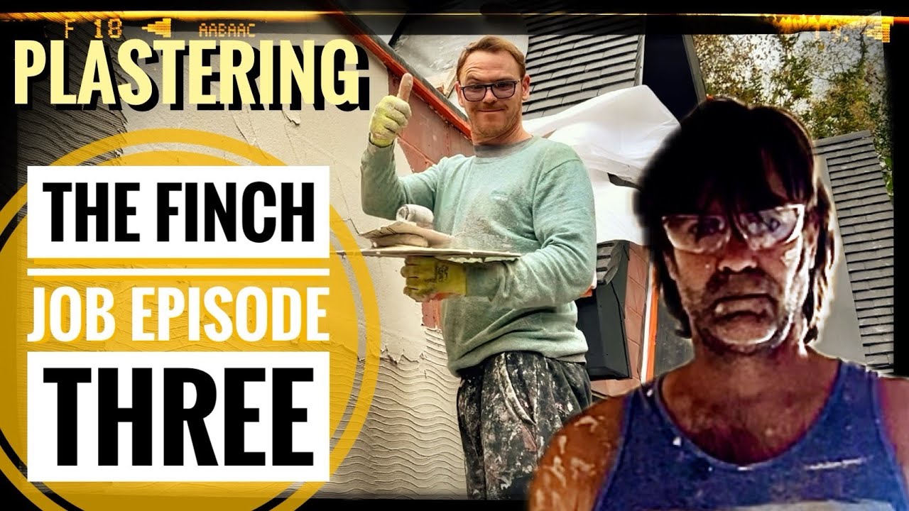 PLASTERING, The Finch JOB! Episode 3 Rendering plastering for beginners ...