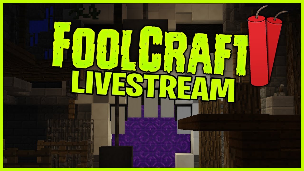FOOLCRAFT - LiveStream - Minecraft Modat - YouTube