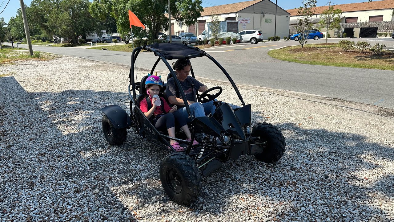 We bought a go cart for the shop! (?) - YouTube