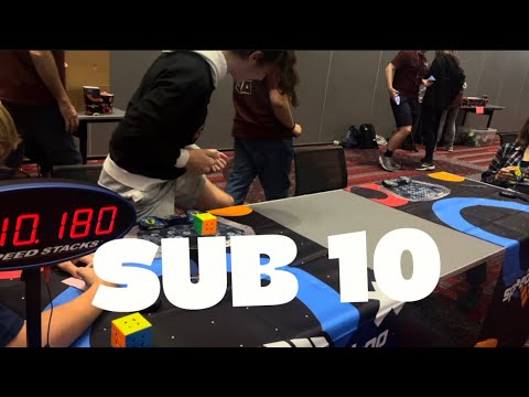 Sub 10 average after 6 months of trying| 9.62 official 3x3 average ...