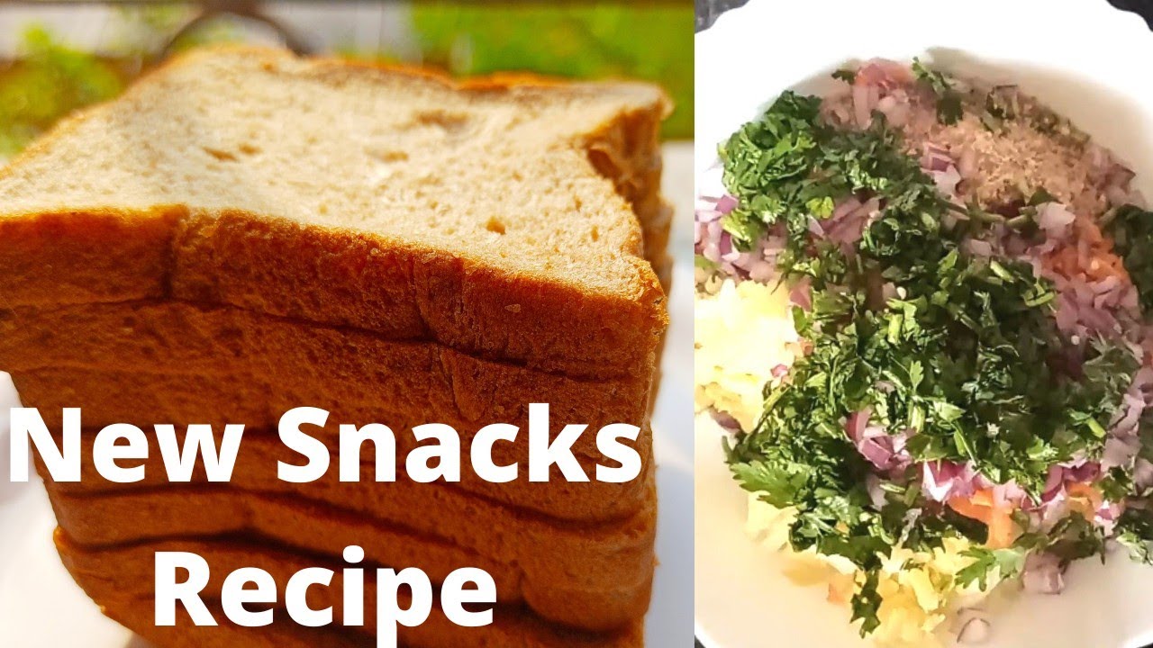Crispy and Tasty Bread Recipe | Yummy Snacks | Potato Snacks | Instant ...