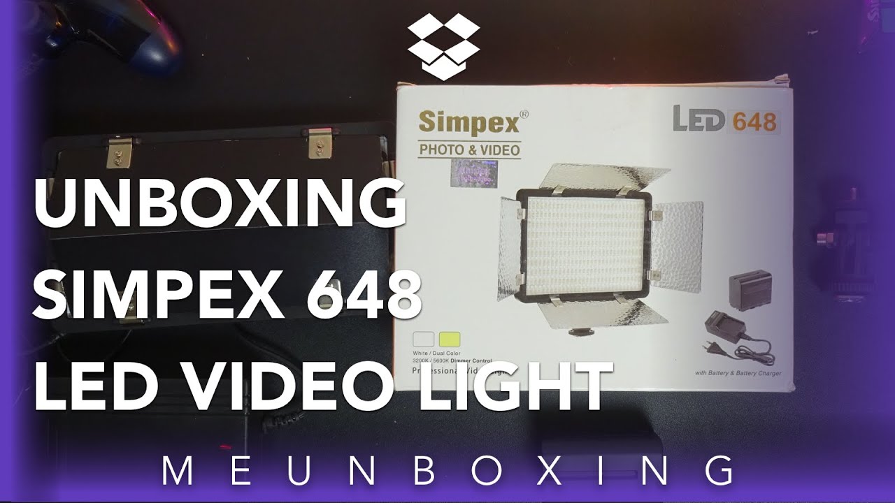 Unboxing Simpex 648 LED Video Light (2020) - YouTube