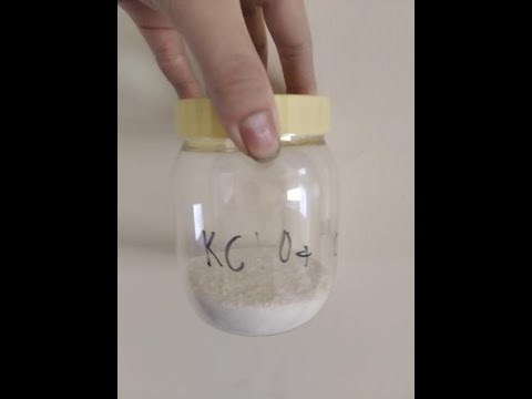 How to make KClO4 thermal disproportionation method - YouTube
