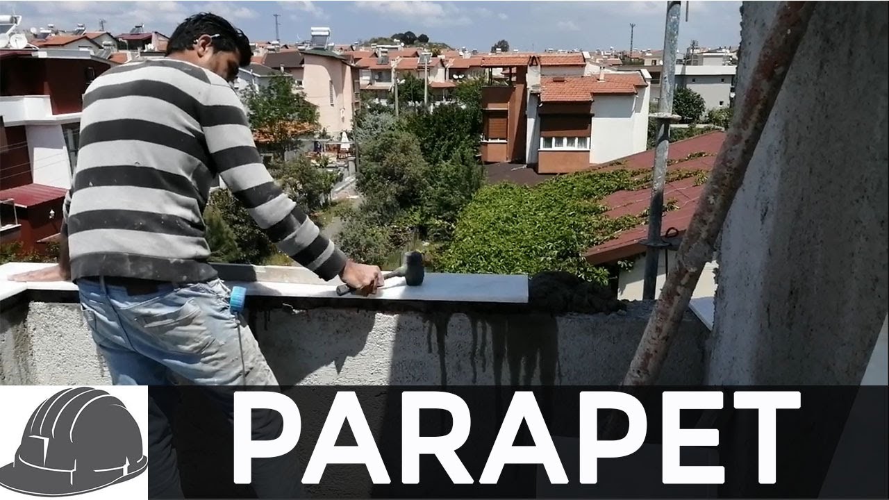 PARAPET MERMERİ KONULMASI - YouTube