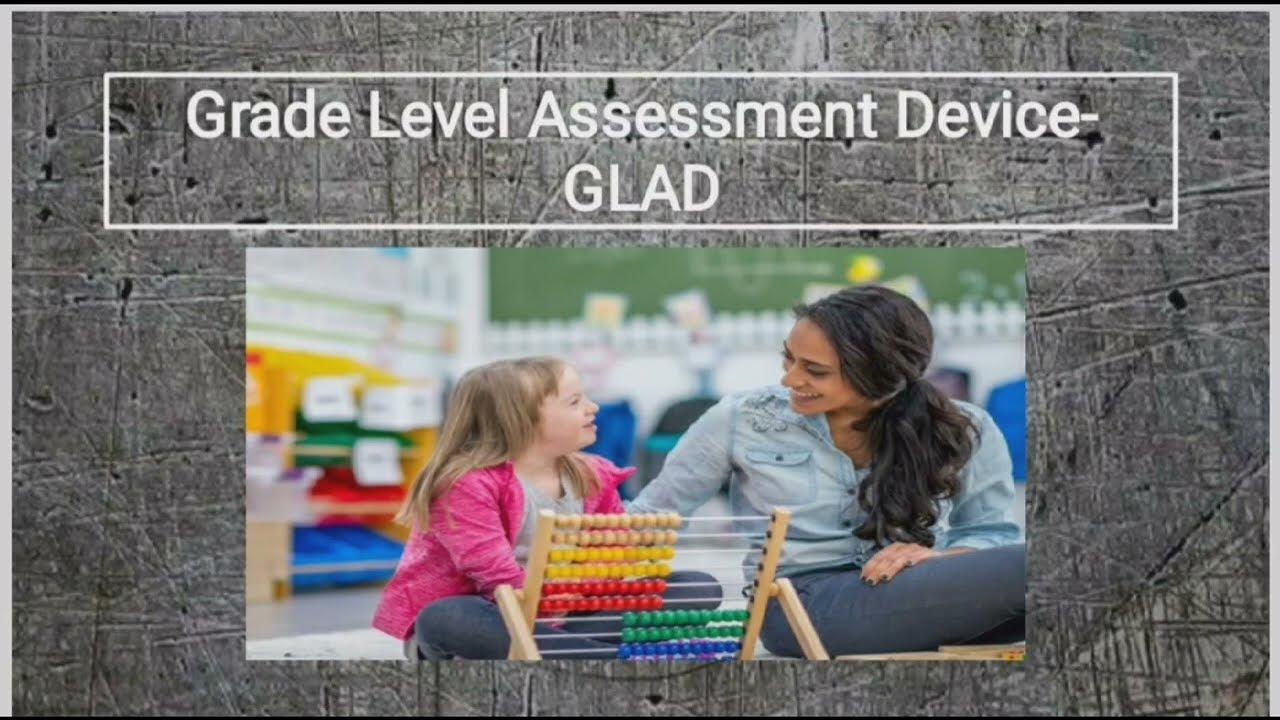 GLAD | assessment tool | for SLD | Educational tool - YouTube