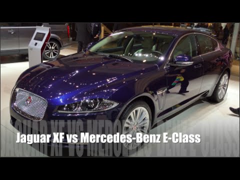Jaguar XF 2015 vs Mercedes-Benz E-Class 2015 - YouTube