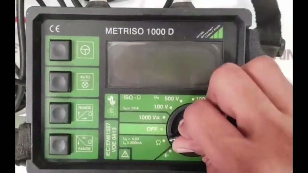 GOSSEN-METRAWATT METRISO 1000D INSULATION TESTER - YouTube
