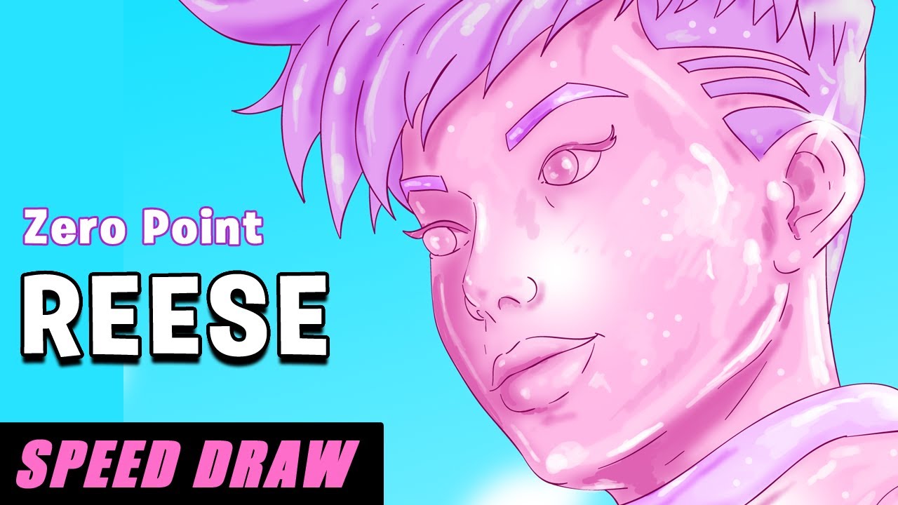 Drawing The Zero Point Reese Skin from Fortnite | Speed draw ...