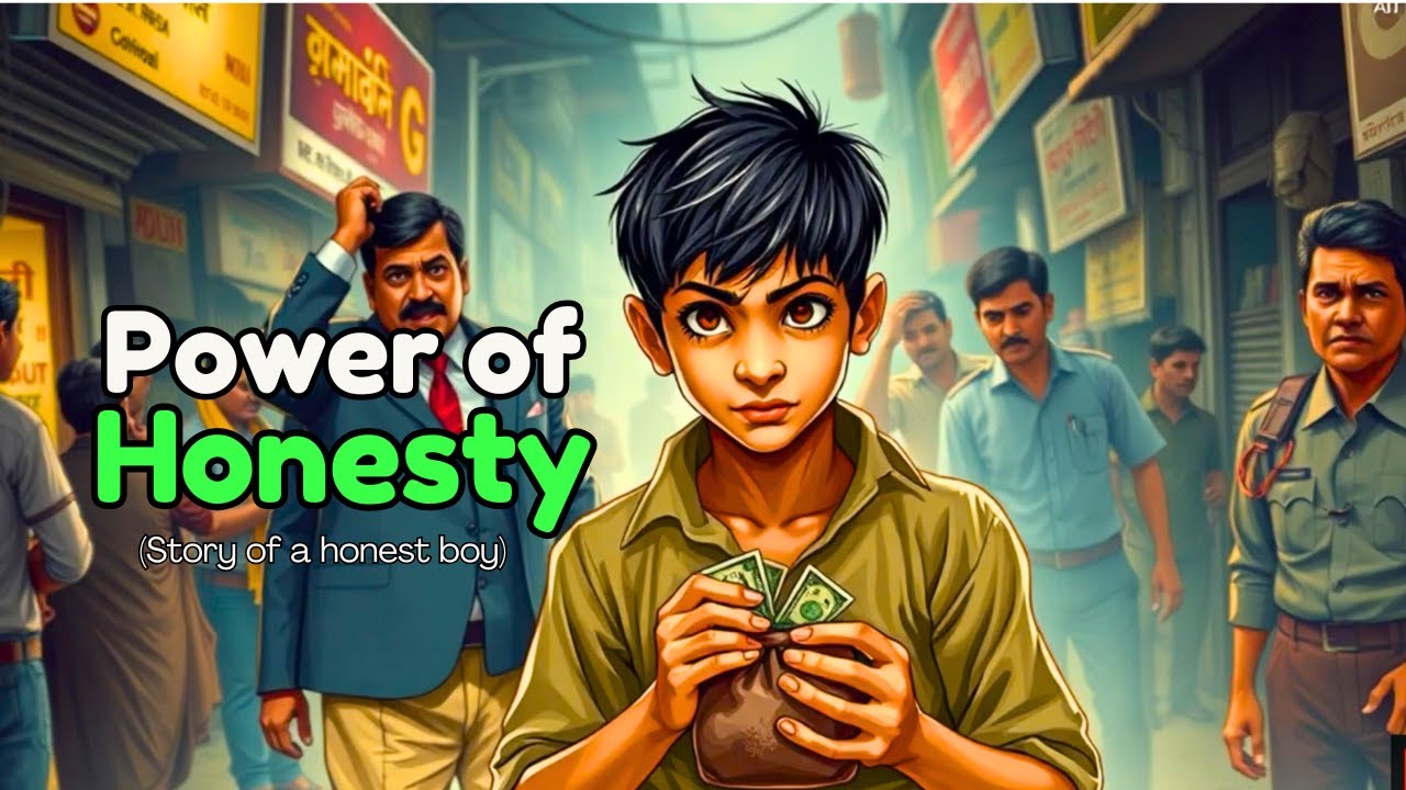 Honesty is the best policy! English motivational story of a honest boy ...