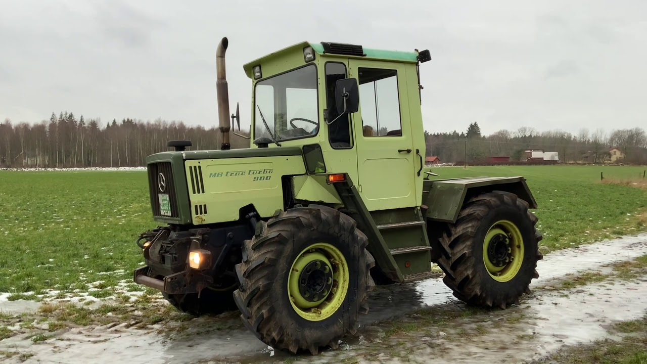 Köp traktor Mercedes Benz MD Track 900 på Klaravik - YouTube