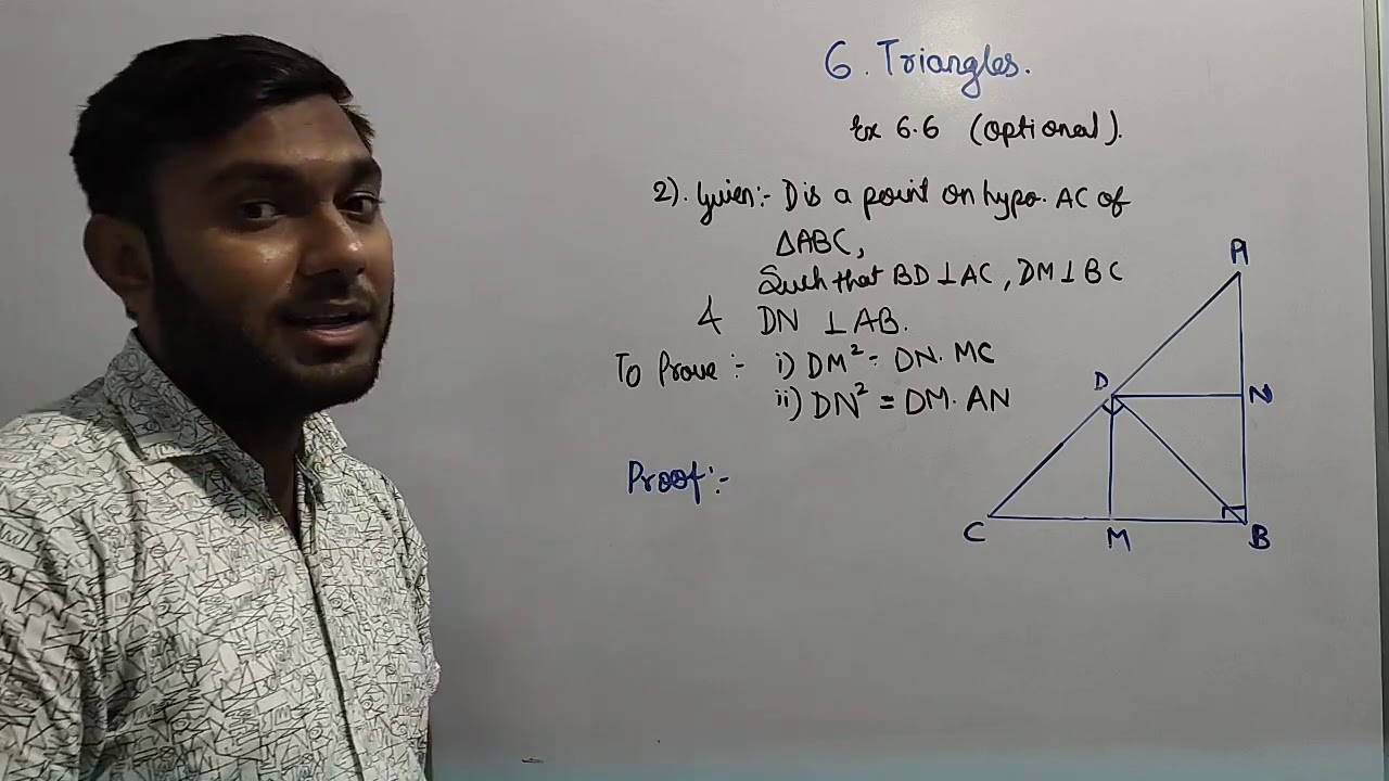 AMBITION STUDY CENTRE 10 CBSE MATH'S CH 6 TRIANGLES PART 10 RISHI SIR ...