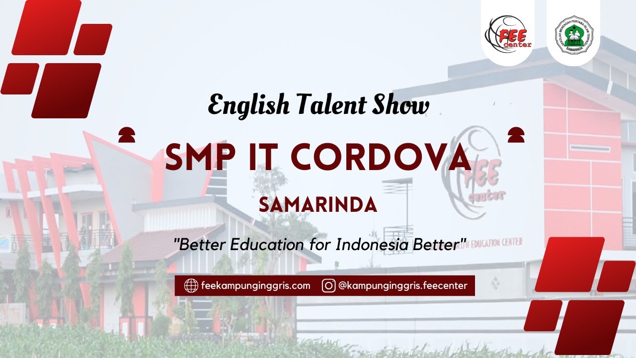 English Talent Show | SMP IT CORDOVA | Monday, 23 December 2024 - YouTube