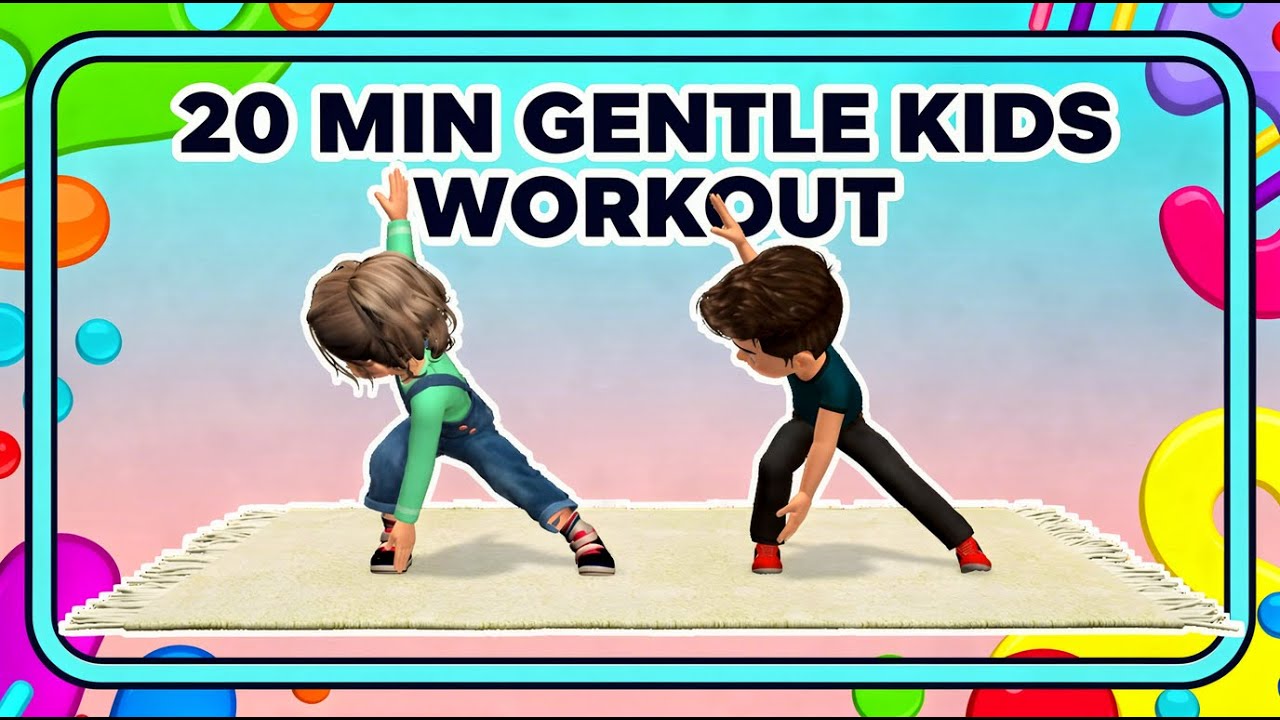 20 Min Gentle Kids Workout: Build Endurance, Protect Joints - YouTube