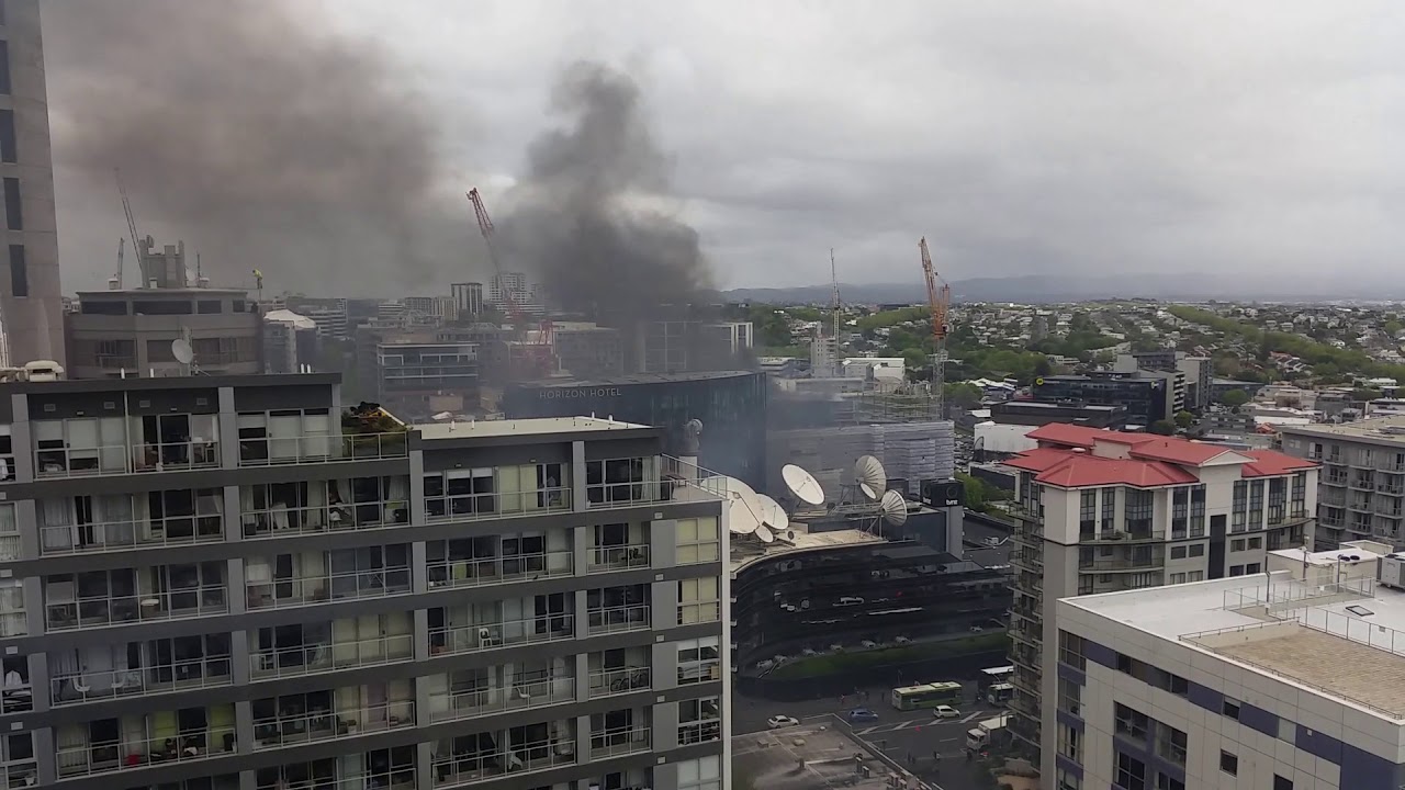 New Zealand International Convention Center Fire (22 Oct 2019) - YouTube