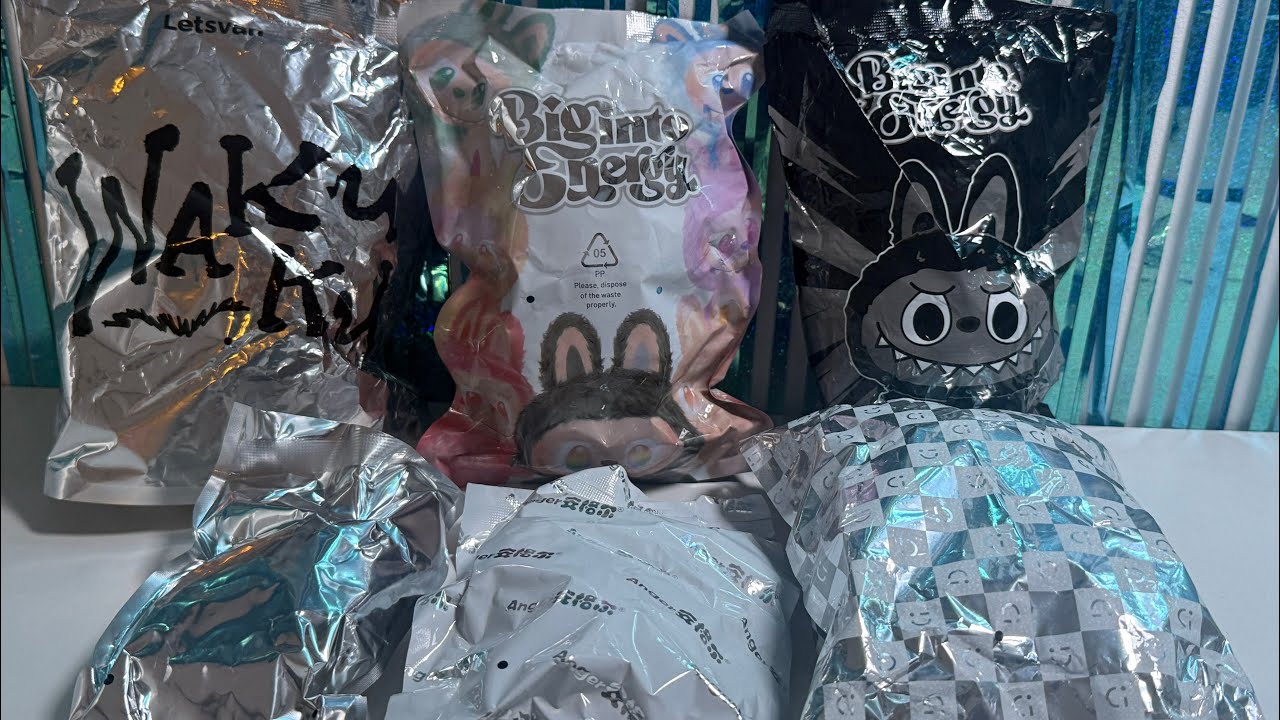 Labubu Stitch & Mystery Blind Boxes | Temu & Ali Express ASMR Unboxing ...