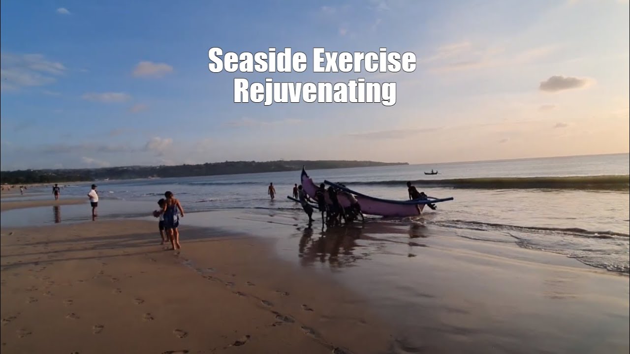Evening Seaside Exercise Rejuvenating Workout on the Shore! - YouTube