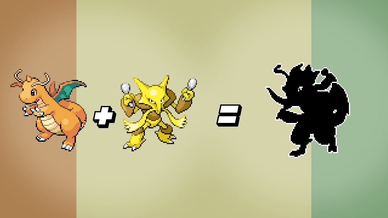 Pokemon Fusion: Dragonite + Alakazam (Pixel Art Timelapse) - YouTube