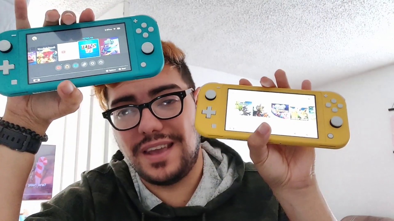 NINTENDO SWITCH LITE UNBOXING!! TURQUOISE/YELLOW - YouTube