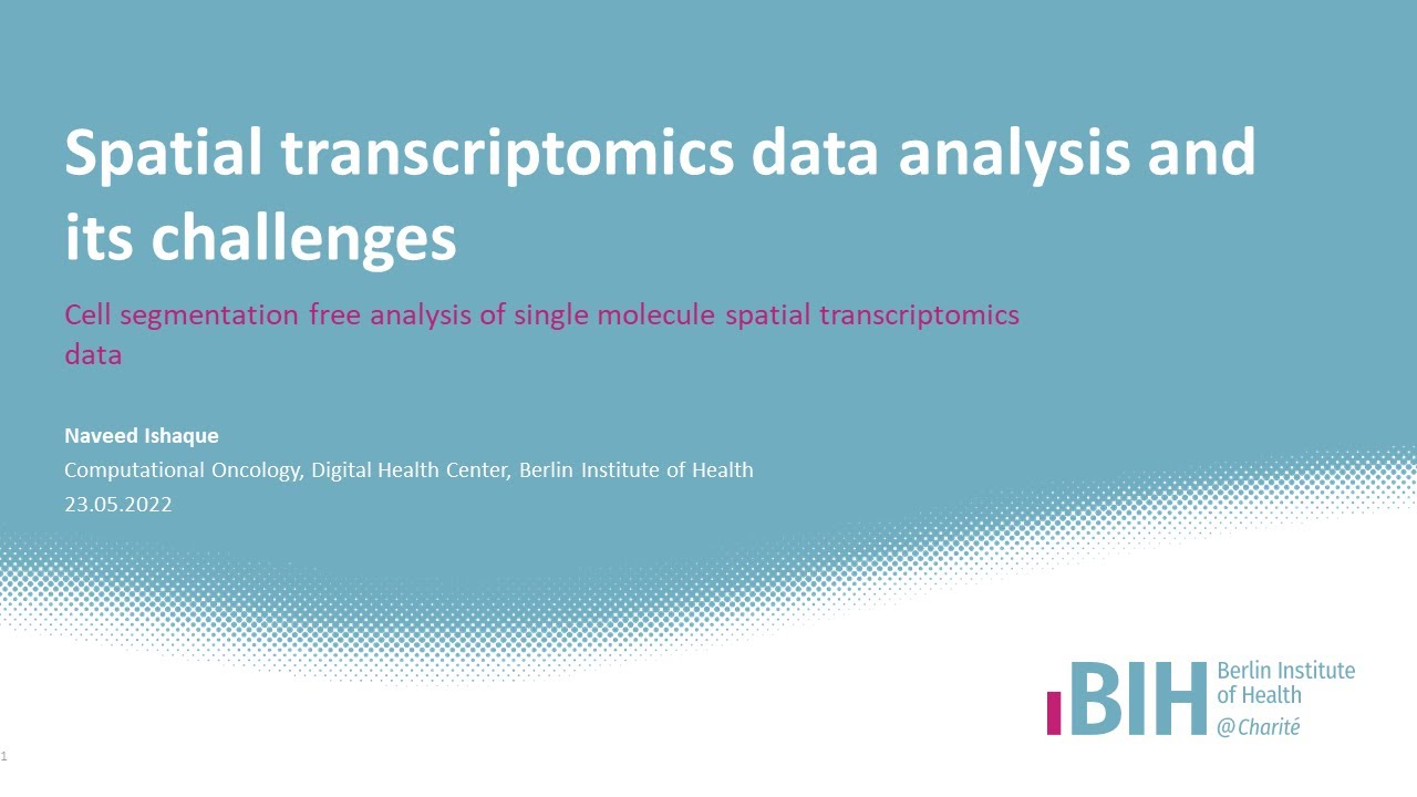 Intro to spatial transcriptomics and SSAM by Naveed Ishaque - YouTube