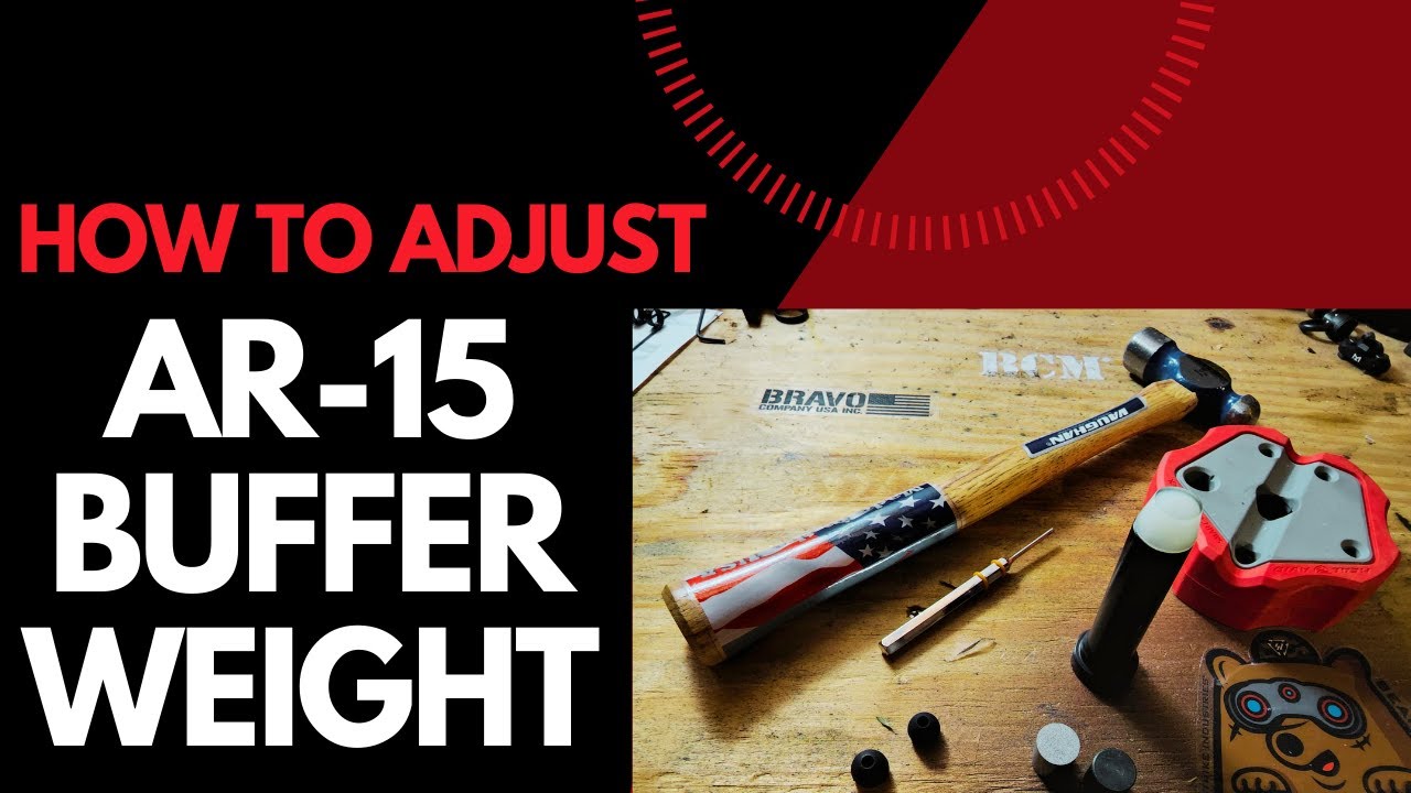 How To Adjust The Weight In Your AR15 Buffer - YouTube