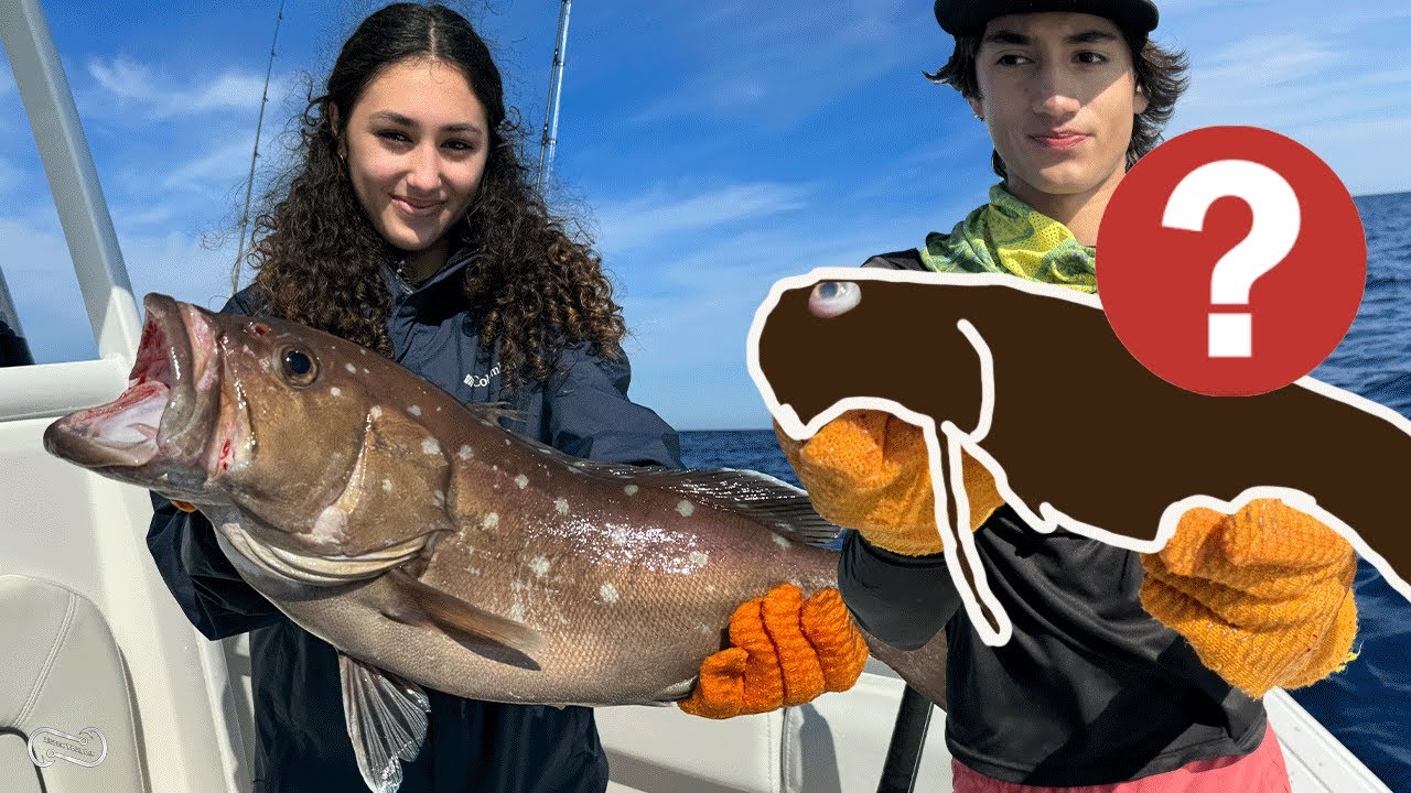 WINTER DEEP DROP FISHING SNOWY GROUPER AND A MYSTERY FISH!!!! - YouTube