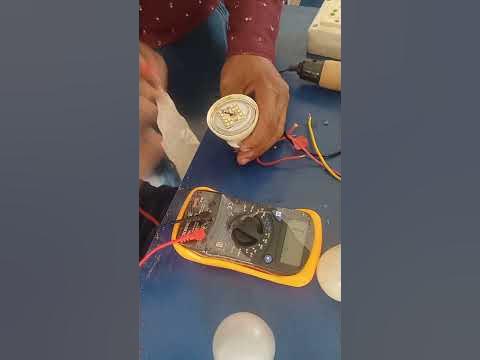 How to check LED Bulb using Multimeter | #shorts | #youtubeshorts | # ...