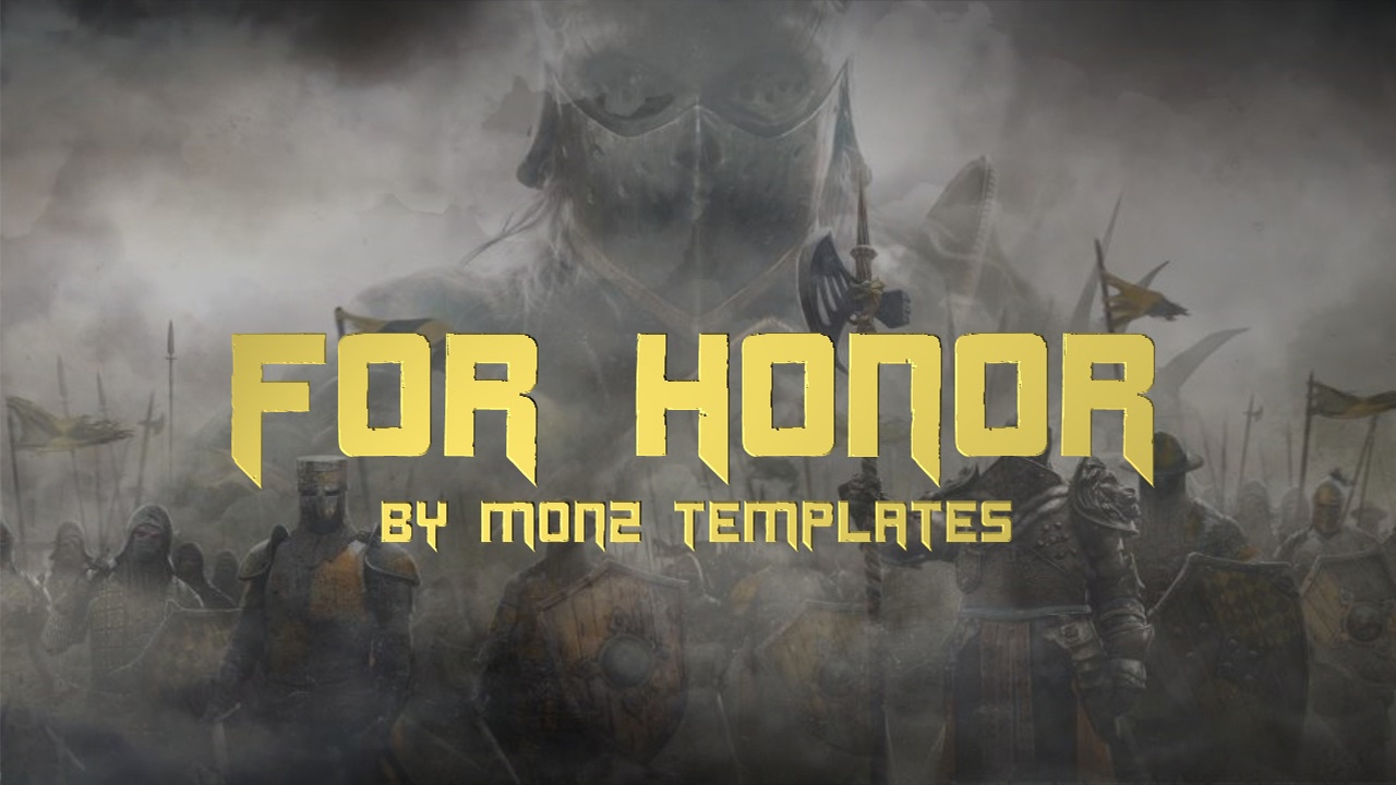 For Honor Intro Free Template - SNVG Pro 12/13 By Monz - YouTube