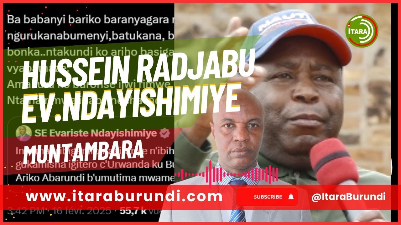 Hussein Radjabu yaravuze amabanga ya CNDDFDD | Abategetsi b'u Burundi ...