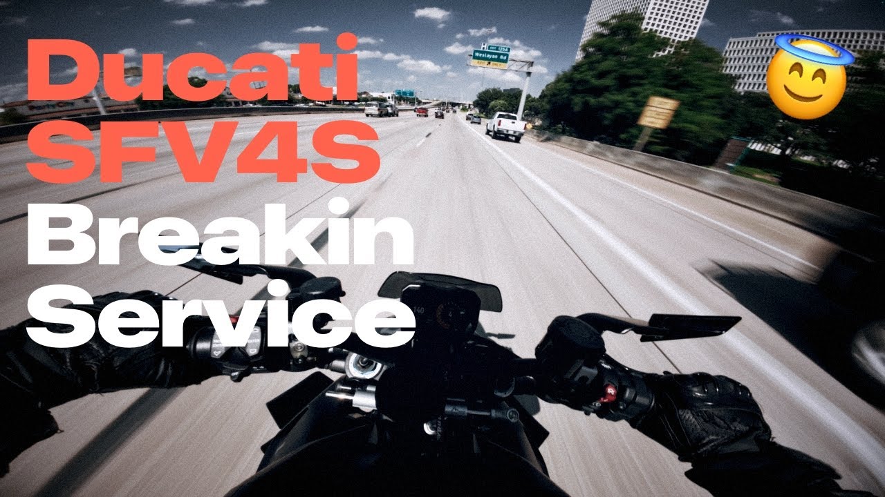 Taking the Ducati SFV4S to First Service - YouTube