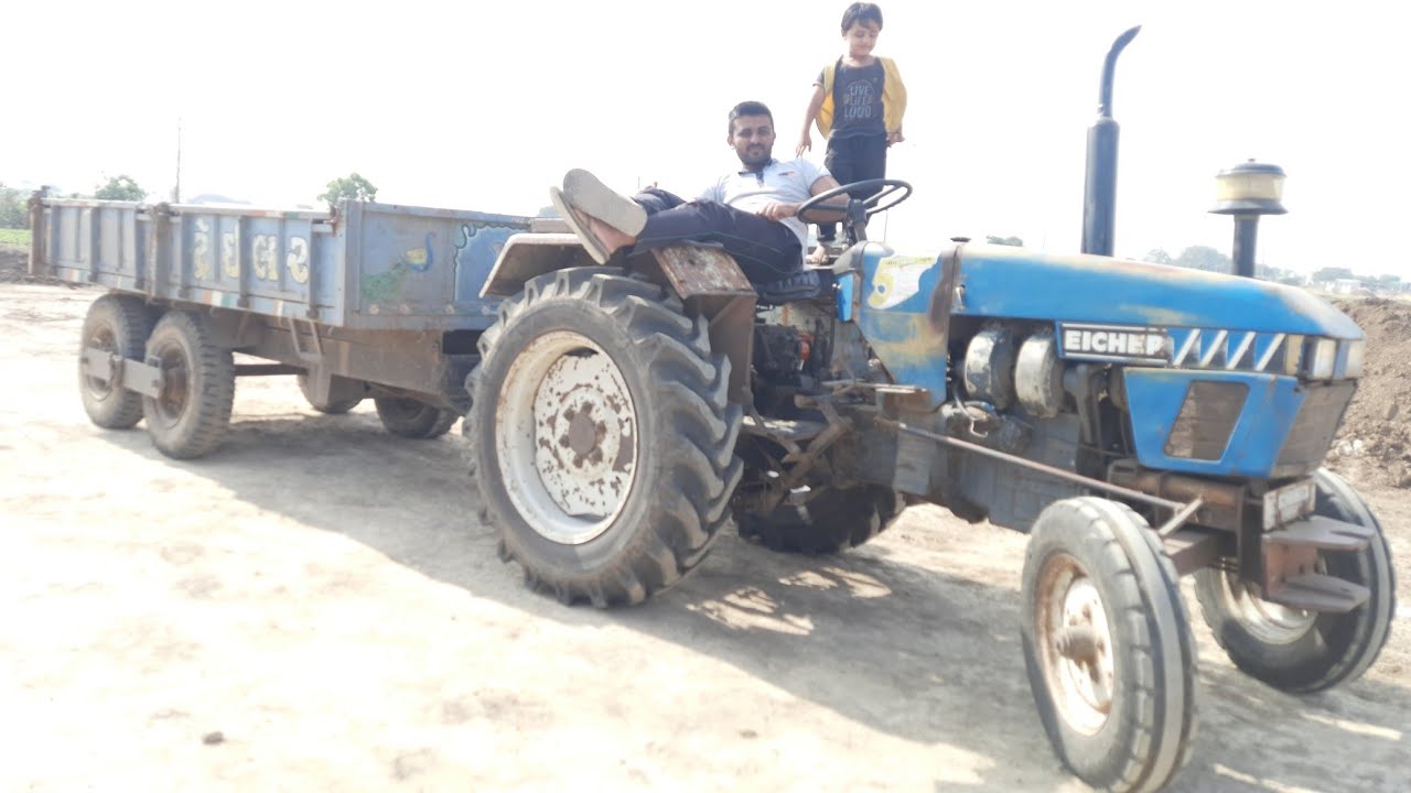 #Eicher 364 nc || Recardo two piston air cooled engine with loaded ...