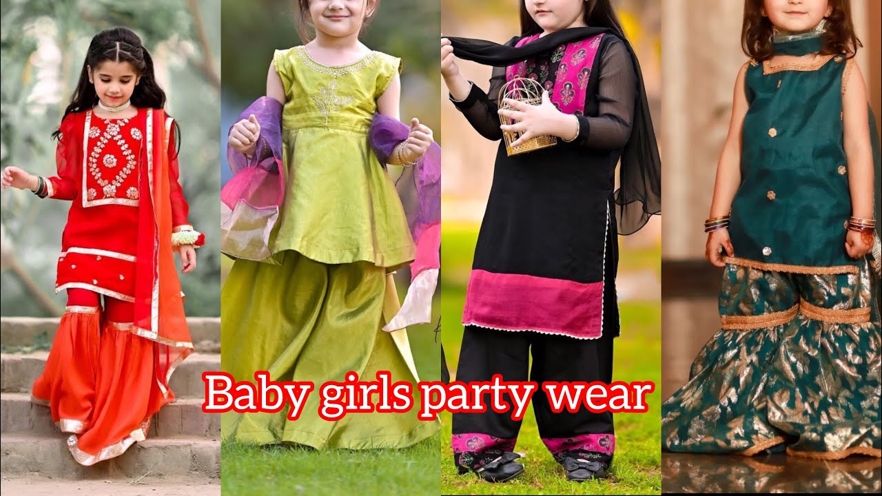 4 to 13 years girls party wear dresses ideas || trendy and stylish baby ...