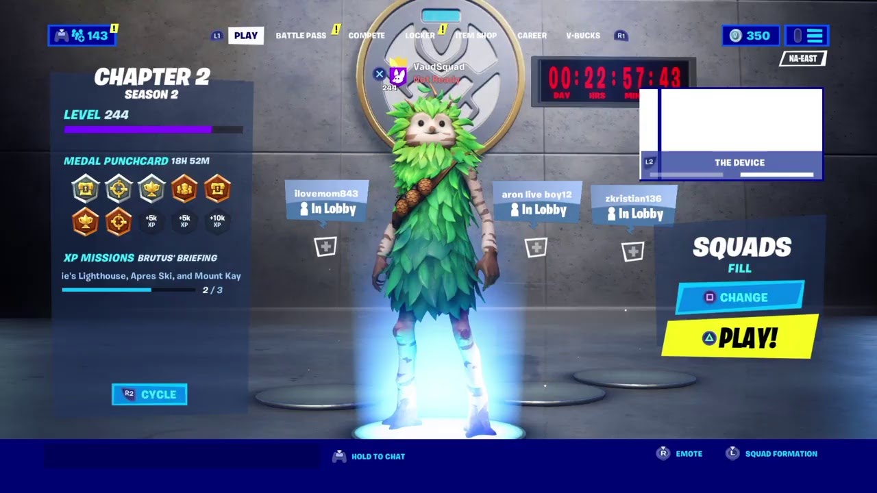 Fortnite running away hiding and camping cause im scared - YouTube