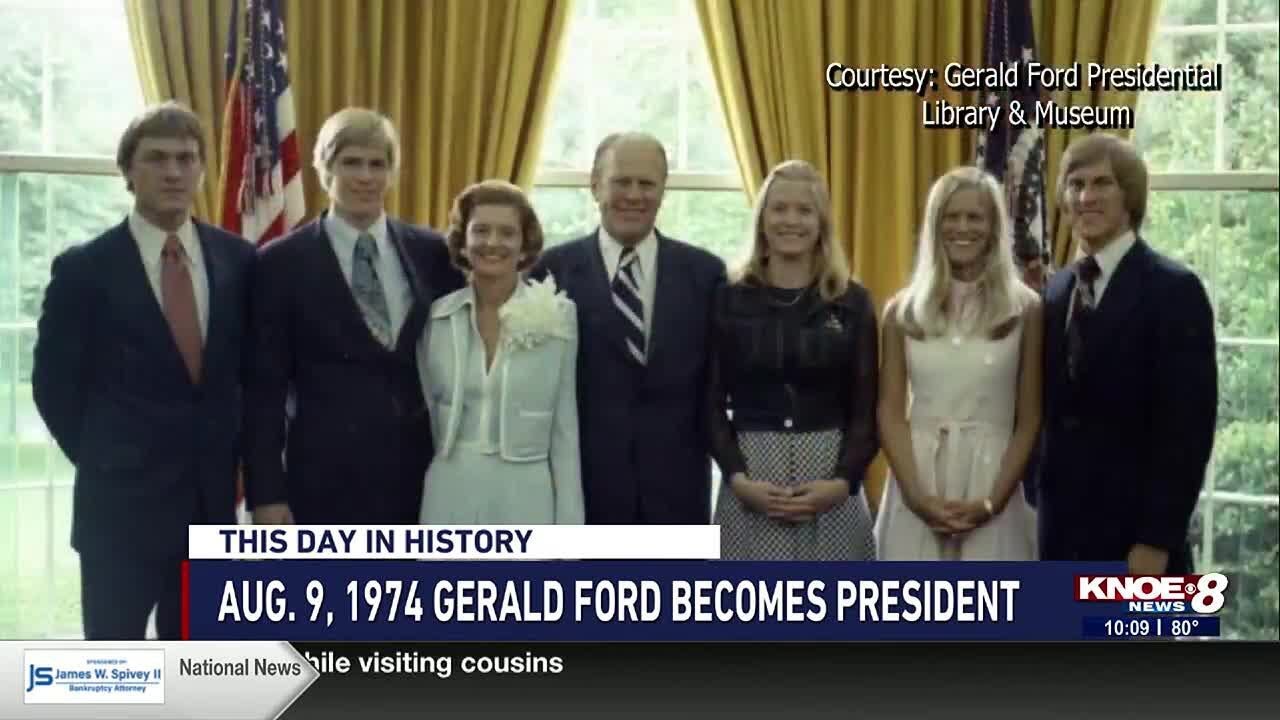 This Day in History: Gerald Ford becomes president on Aug. 9, 1974 ...