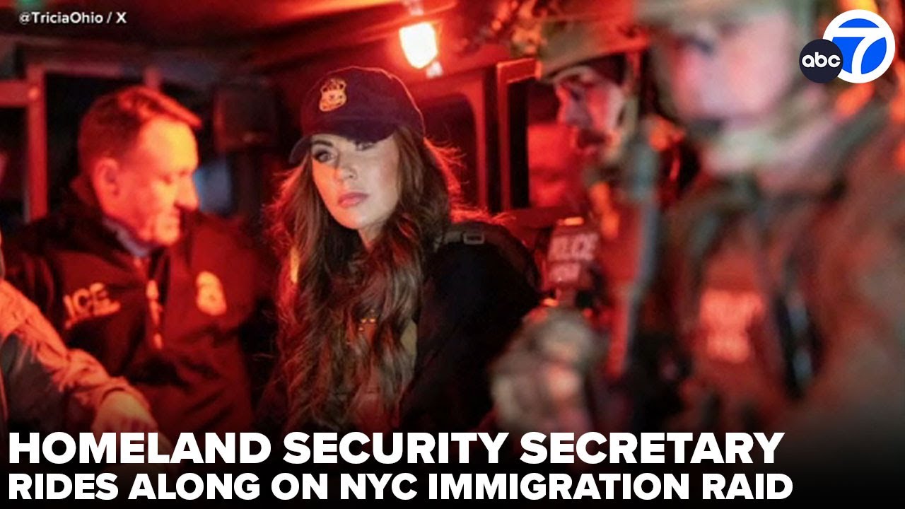 Homeland Security Secretary Kristi Noem rides along on NYC immigration ...