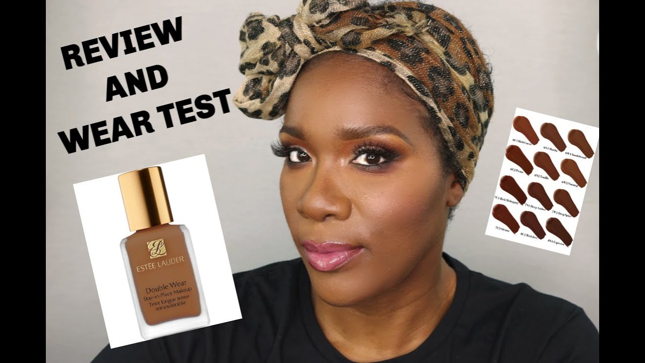 ESTEE LAUDER DOUBLE WEAR FOUNDATION REVIEW/WEAR TEST - YouTube