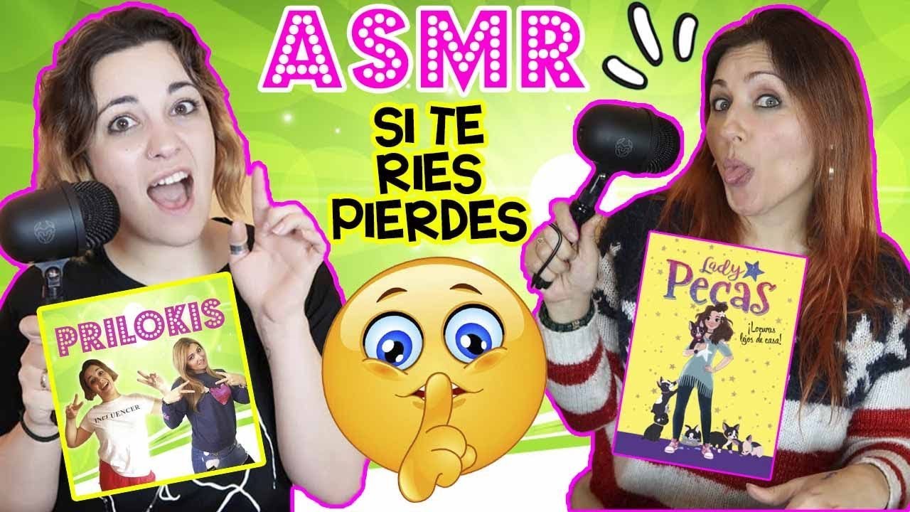 SI te RIES PIERDES 🤣 ASMR 😱 Nos jugamos el libro de LADY PECAS - YouTube