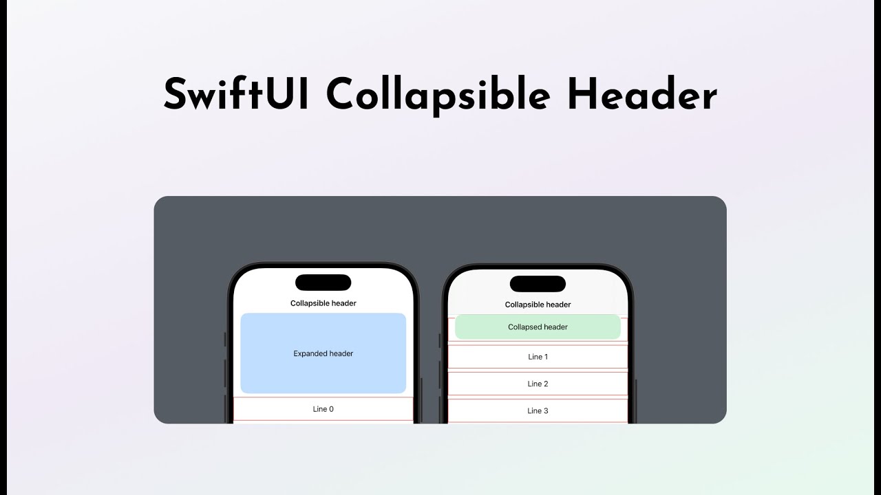 SwiftUI Collapsible Header: Build Dynamic Expanding & Collapsing Headers - YouTube
