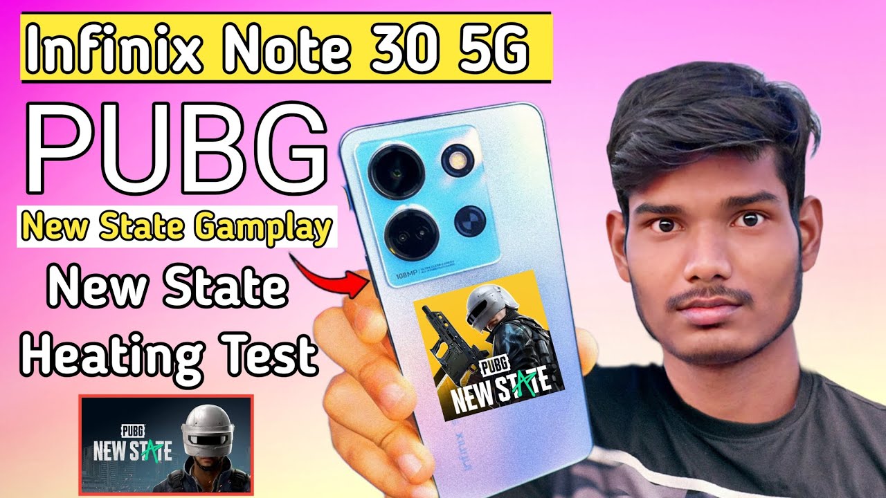 Infinix Note 30 5g Pubg New State Gameplay || New State Battery Heating ...