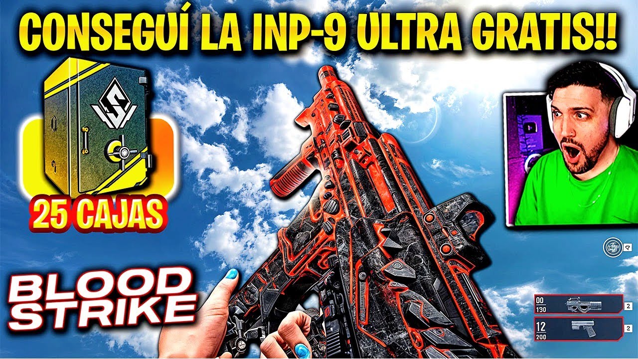 CONSEGUÍ la SKIN de INP-9 ULTRA GRATIS de BLOODSTRIKE abriendo 25 CAJAS ...