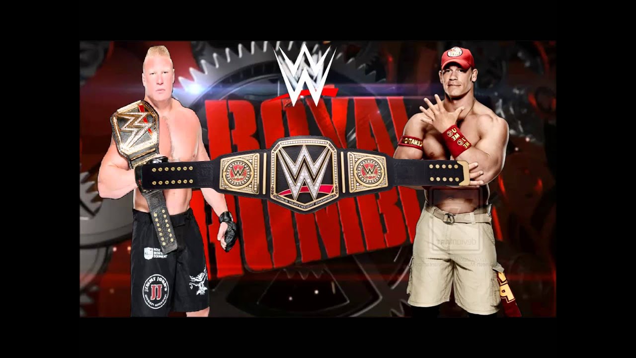 WWE Royal Rumble 2014 Match Card - YouTube