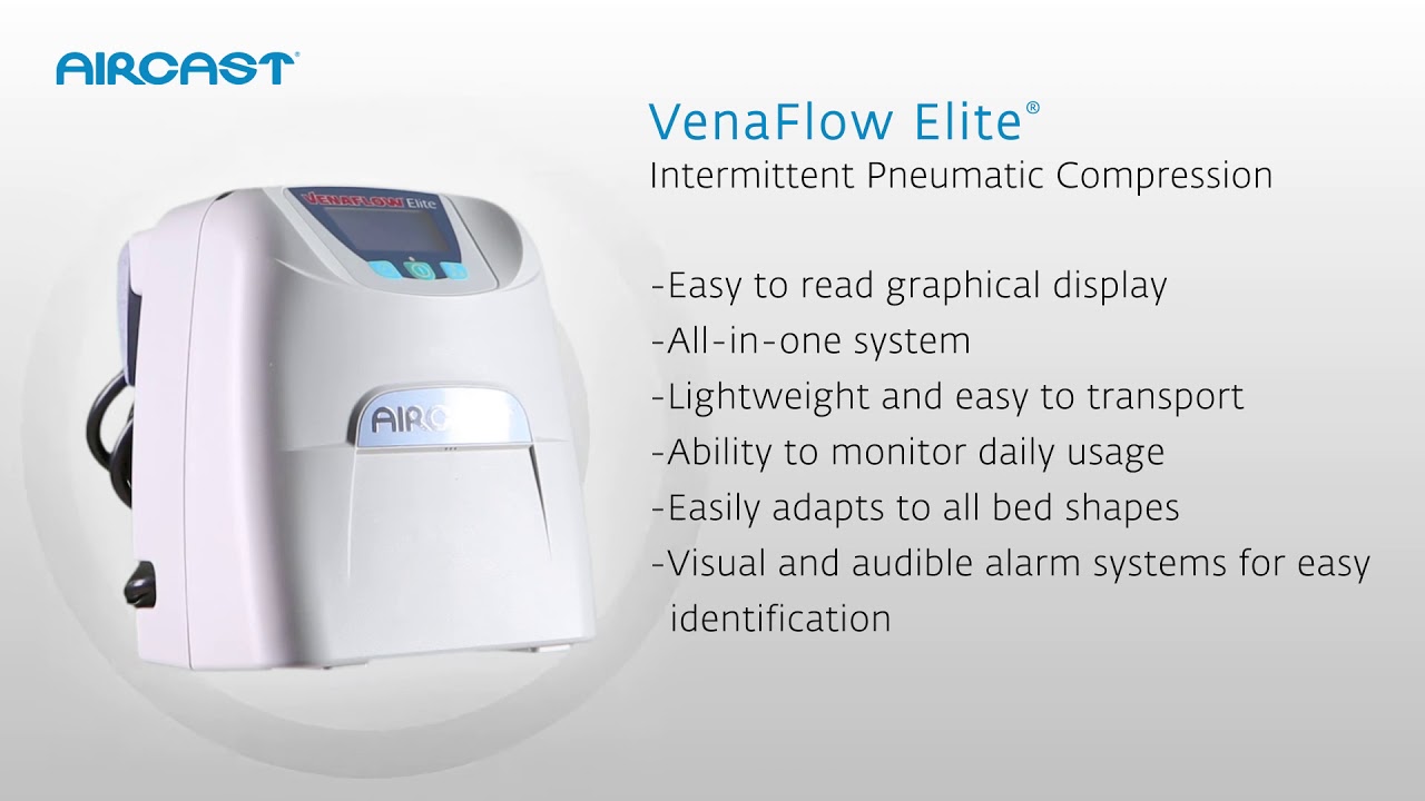 VenaFlow Elite DVT Compression Pump - YouTube