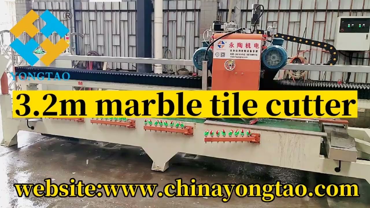 marble tile cutter machine - YouTube
