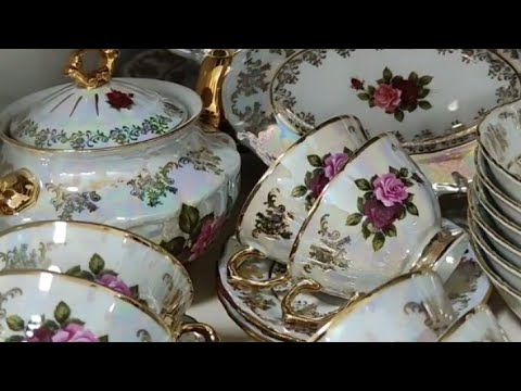 Bone China Dinner set New collection 2023 Beautiful Bartan crockery set