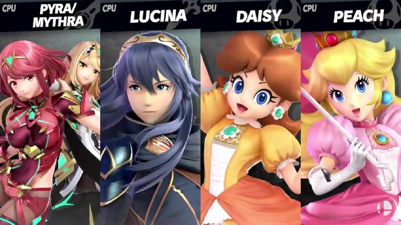 Super Smash Bros. Ultimate - Battle #2071 Aegis VS Lucina VS Daisy VS ...