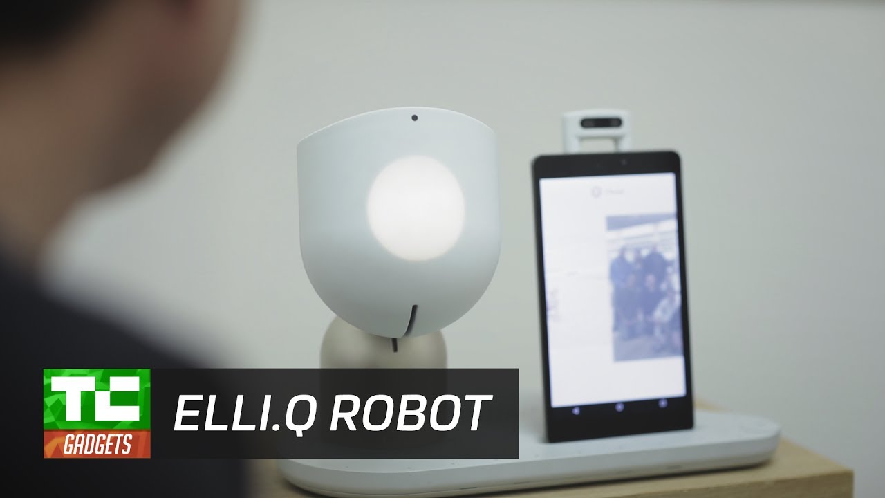 Elli.Q is companion robot that helps older adults engage in the digital ...
