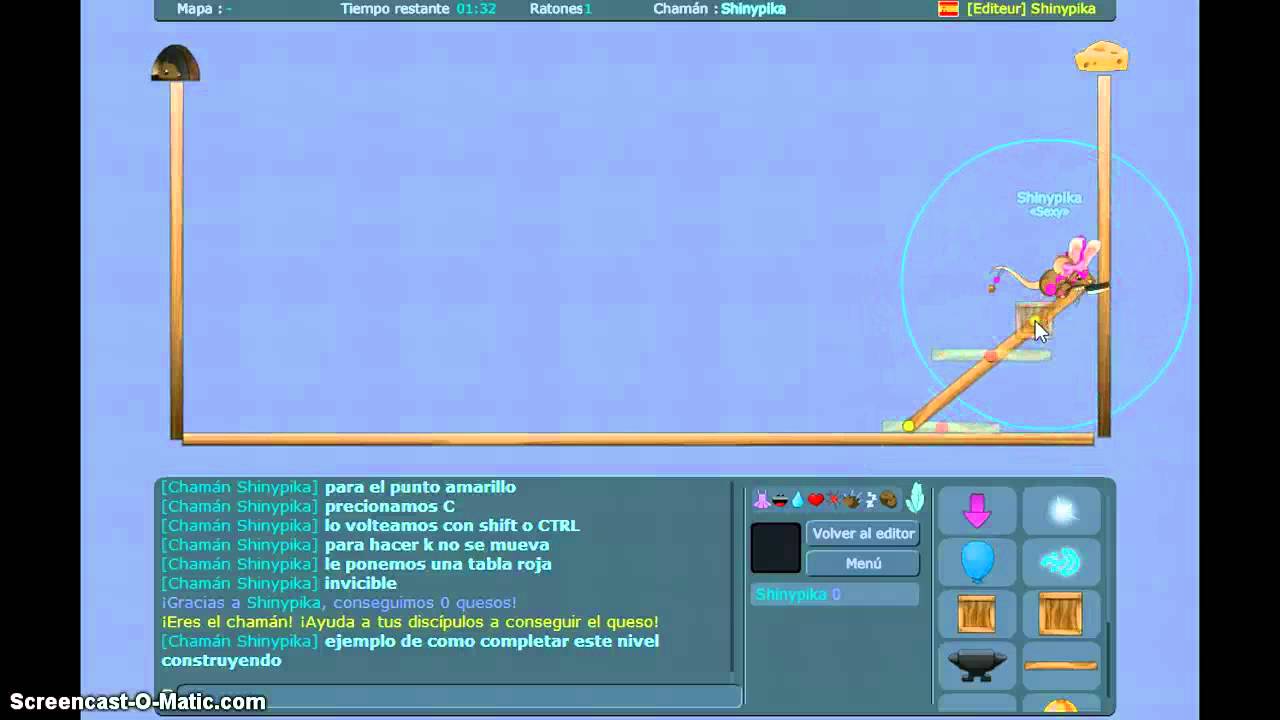 Transformice tutorial de chamán como construir - YouTube